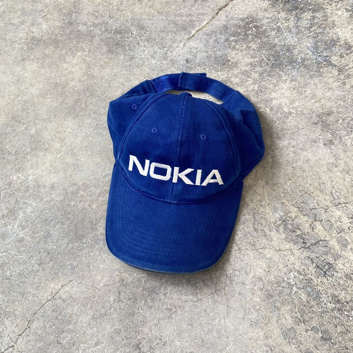Apple × Japanese Brand × Streetwear VINTAGE NOKIA CAP HAT Y2K APPLE AVANTGARDE | Grailed