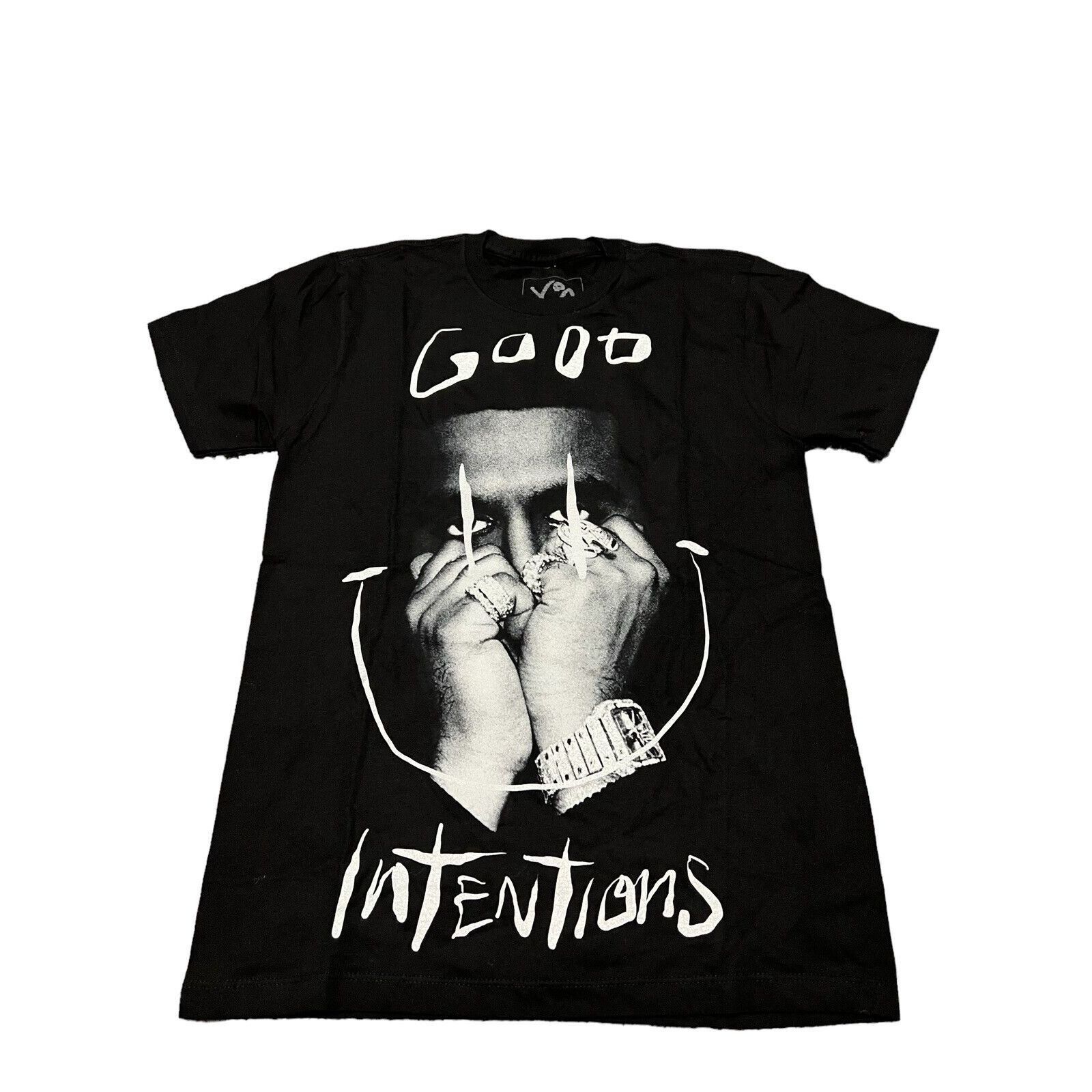 XO Nav XO Tour Mens Graphic T-Shirt Black White Good Intentions | Grailed