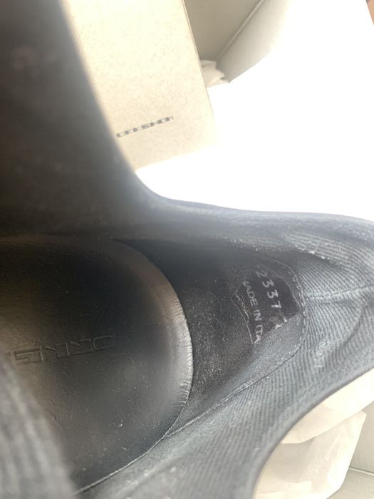 Rick Owens Transparent abstract sole Ramones | Grailed