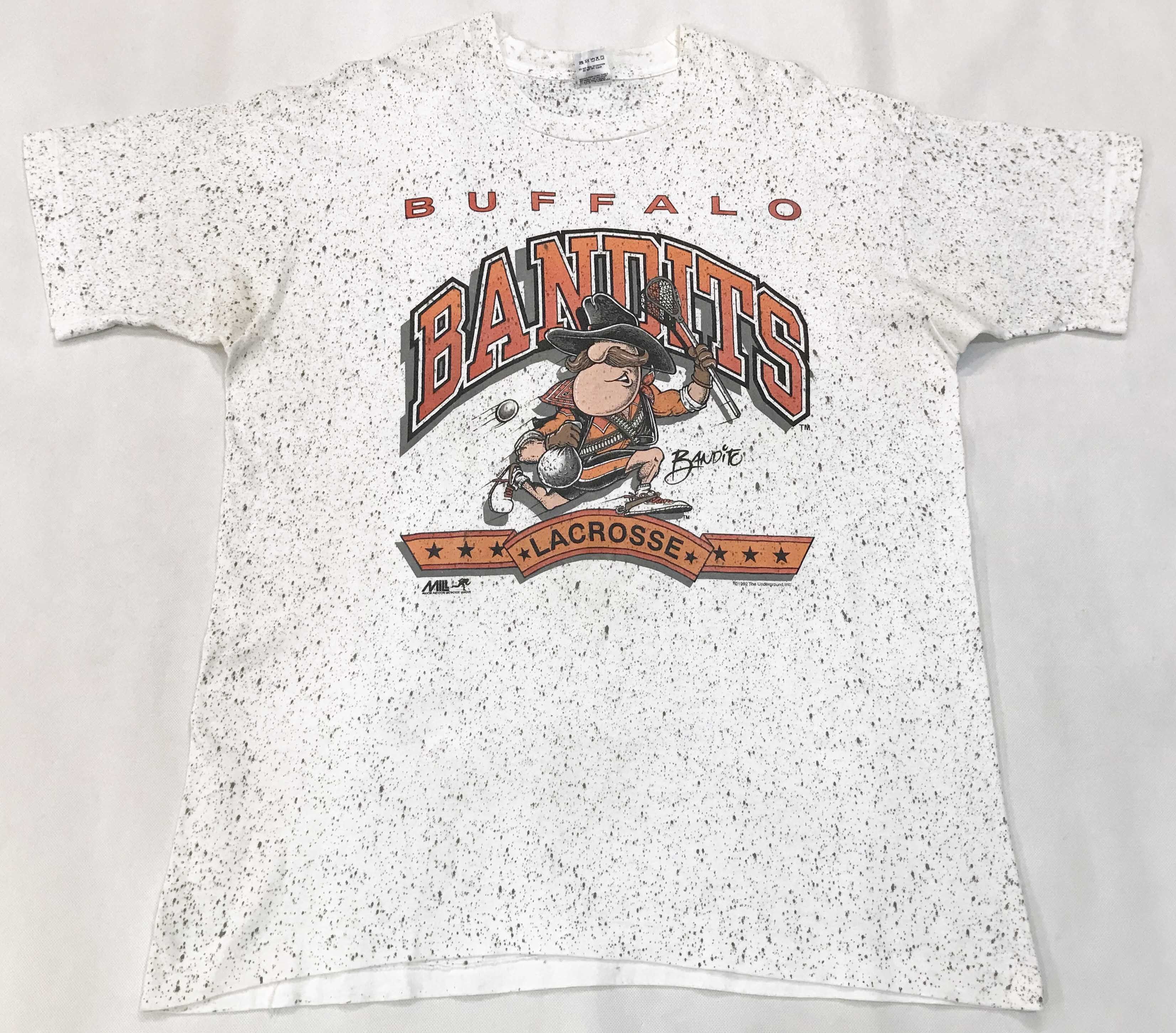 Vintage Vintage FOTL 1992 NLL Buffalo Bandits Lacrosse T-Shirt | Grailed