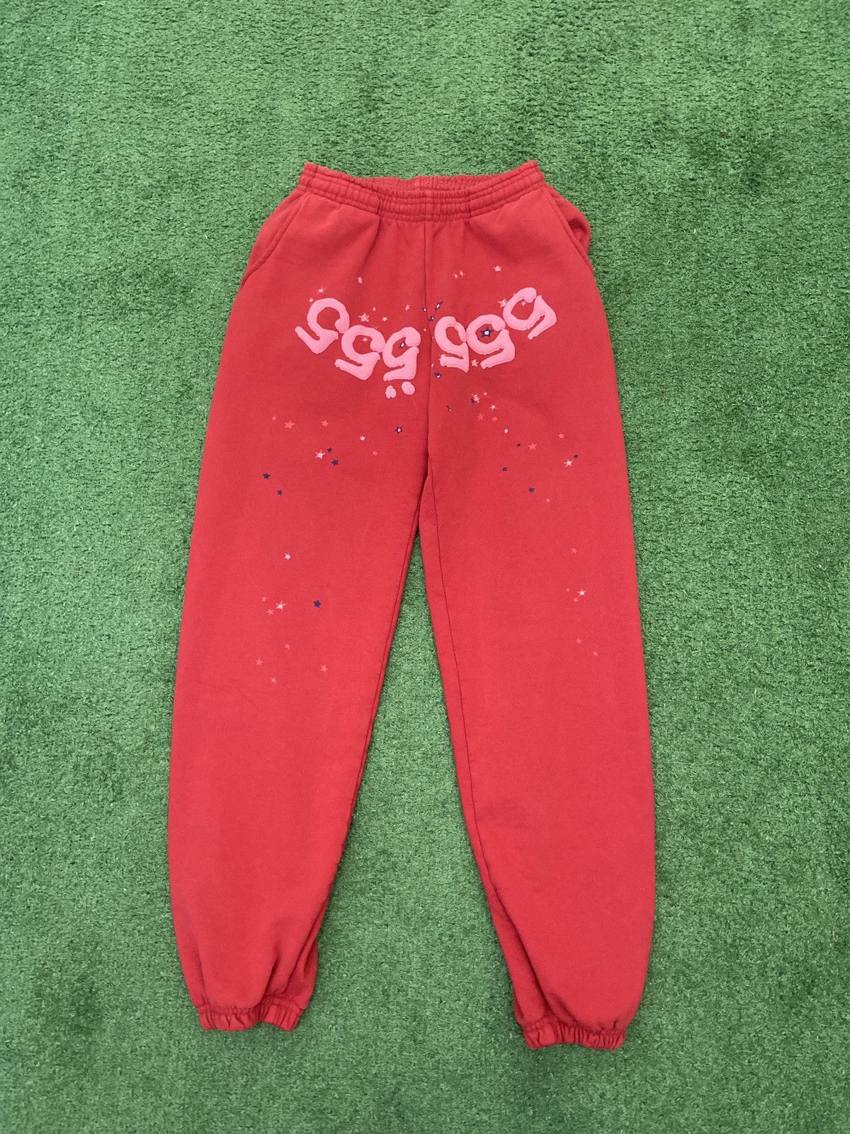 Spider Worldwide Red Sp5der sweatpants | Grailed
