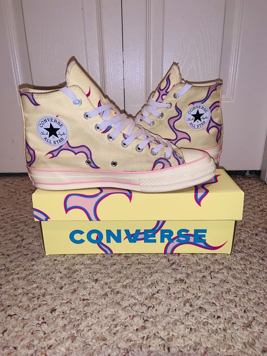 Converse Golf le Fluer* x Converse Chuck Taylor 70 “Yellow-Flame” | Grailed
