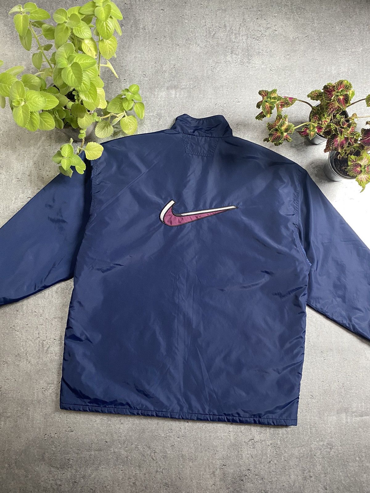Nike × Streetwear × Vintage 🔥Nike Vintage Light Jacket Big Swoosh Logo ...