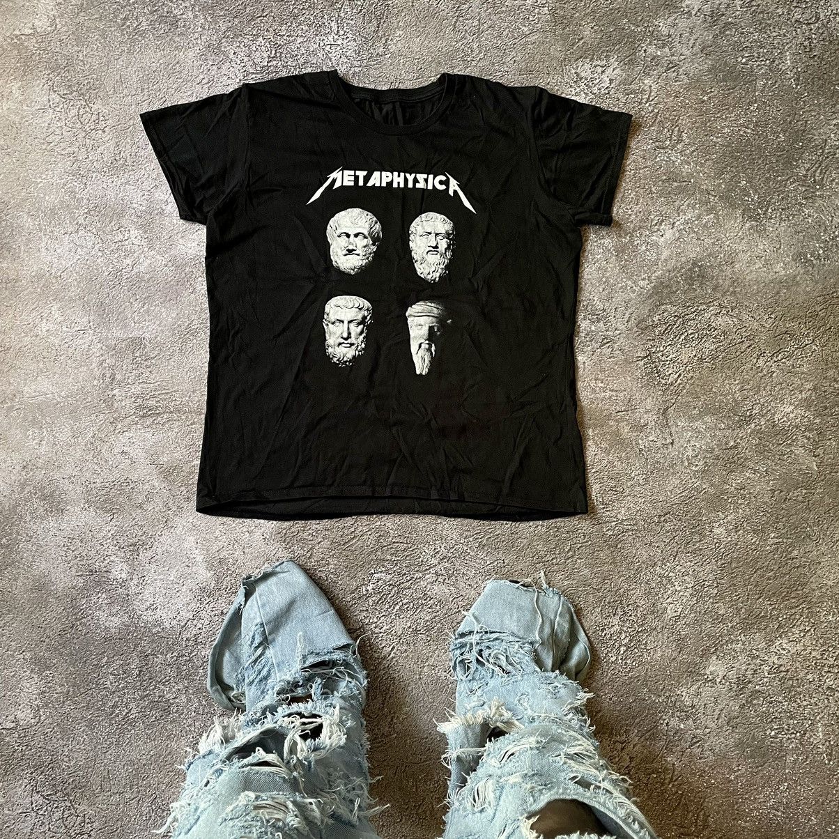 Vintage Vintage Y2K Metaphysica Dead Face Creepy Horror Tee 90s | Grailed
