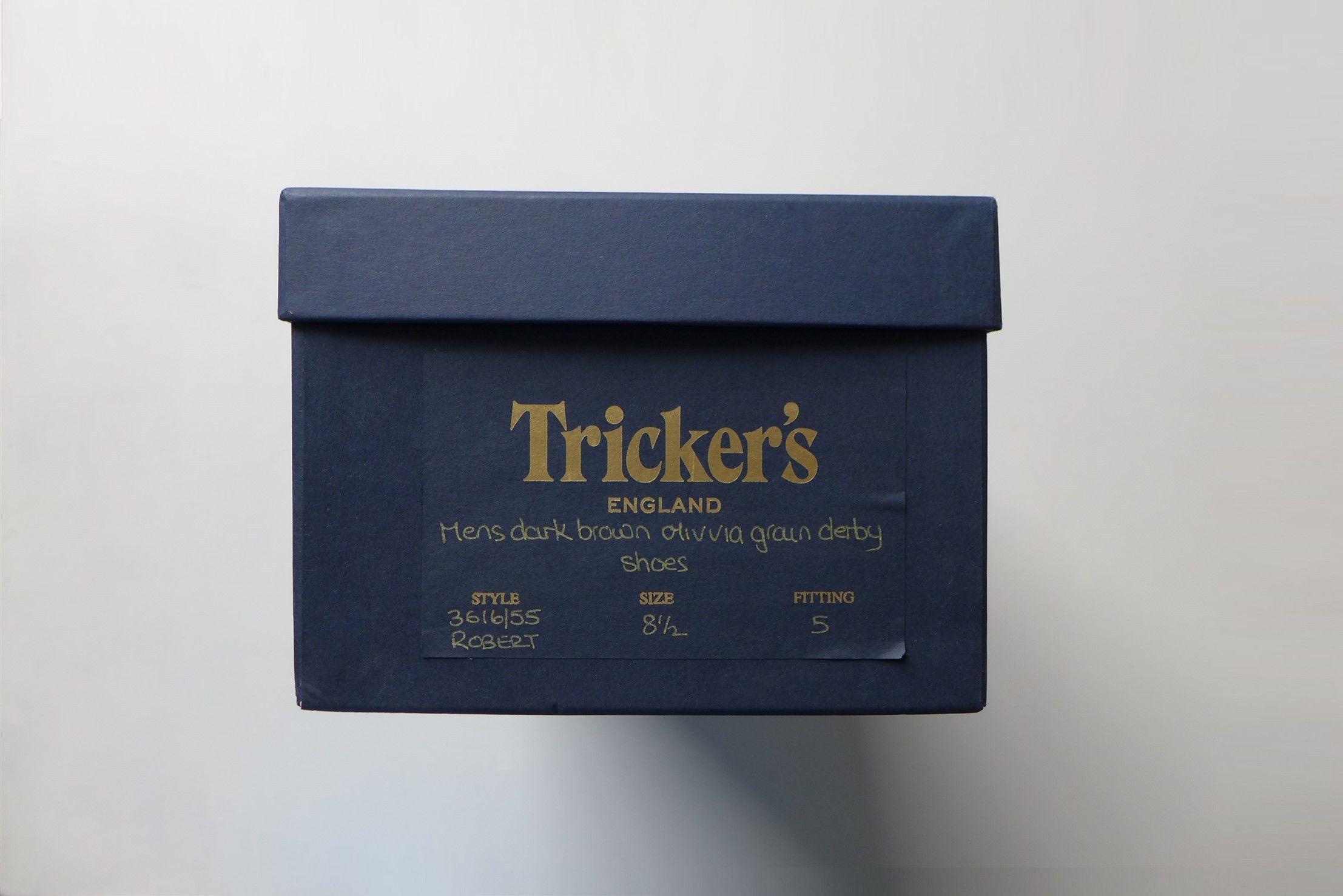 Trickers Tricker's Robert Derby Shoes - Brown Olivvia Grain Leather ...