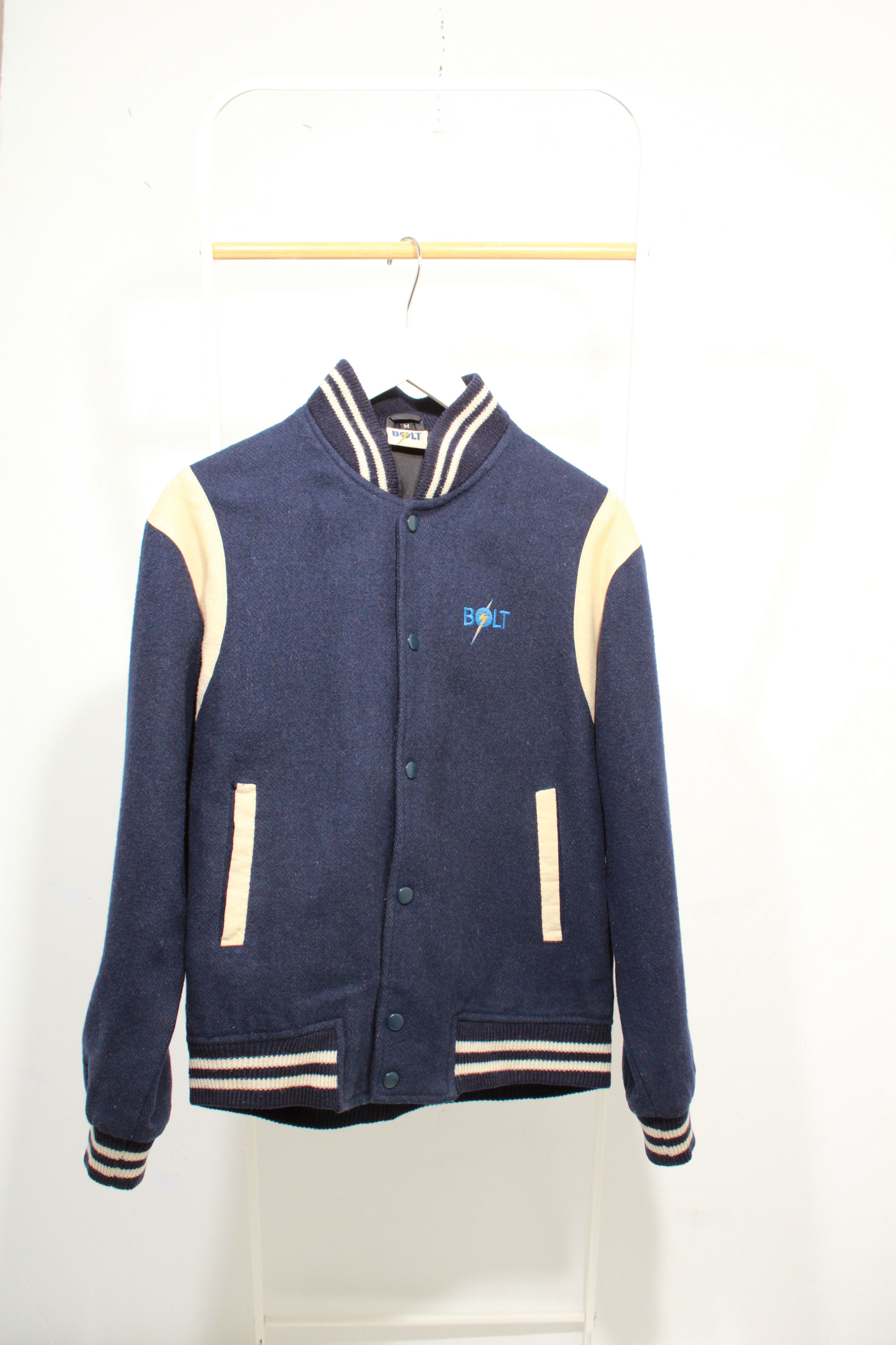 Vintage Vintage Lightning Bolt Varsity Jacket | Grailed