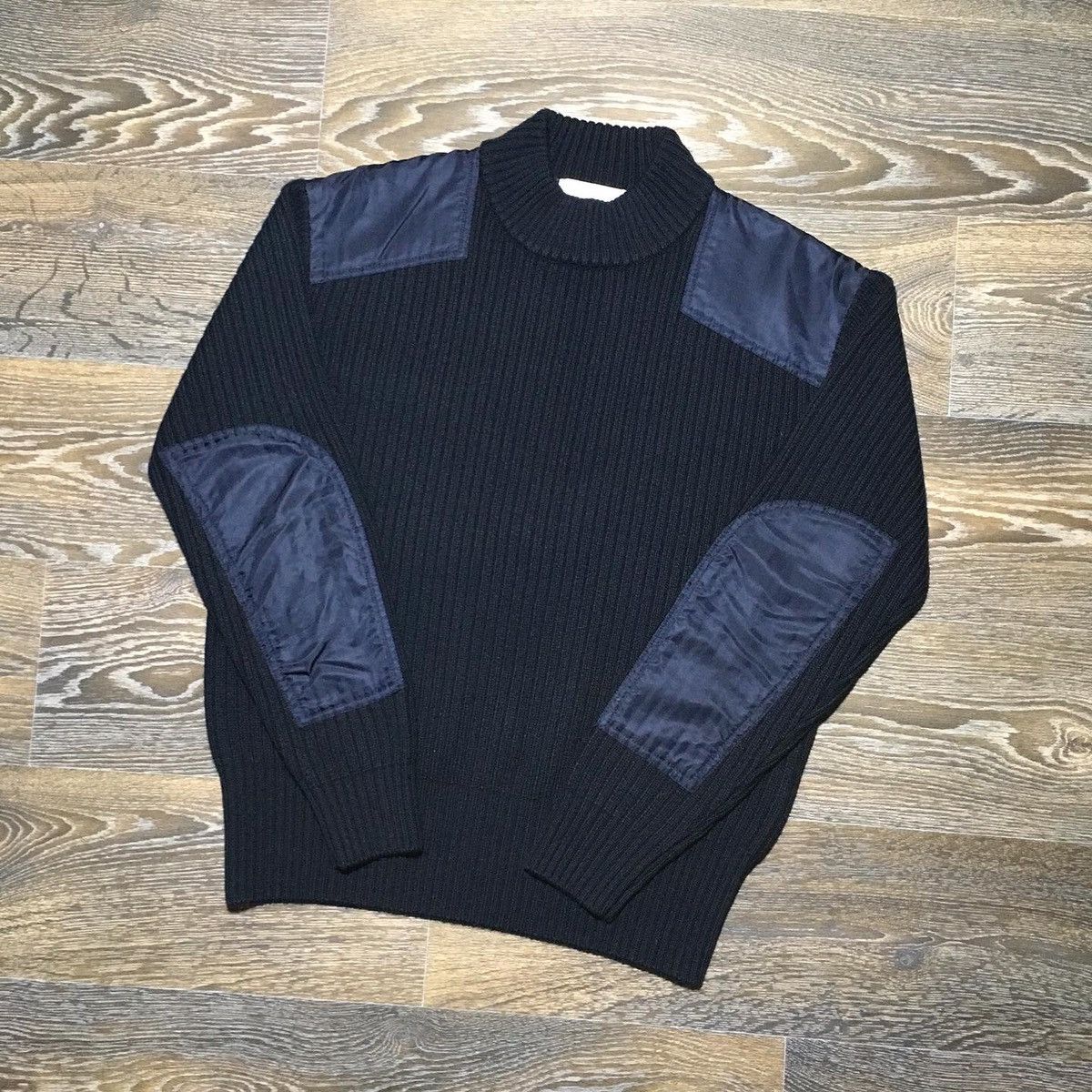 Sandro Sandro Paris Heavy Wool Sweater with nylon inserts | Grailed