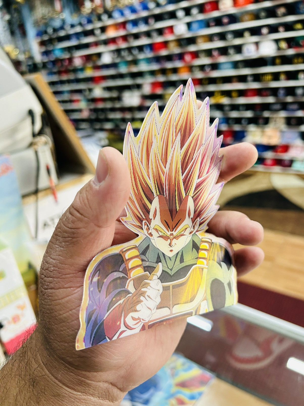 Rare SSJ2 Vegeta DBZ Holographic Sticker | Grailed