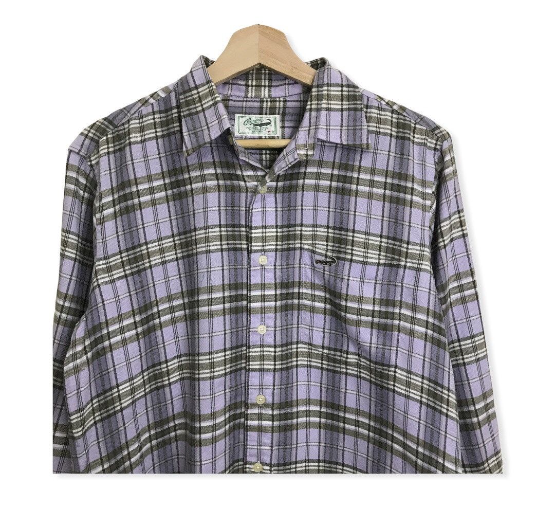Flannel Crocodile Plaid Tartan Flannel Shirt Button Up | Grailed