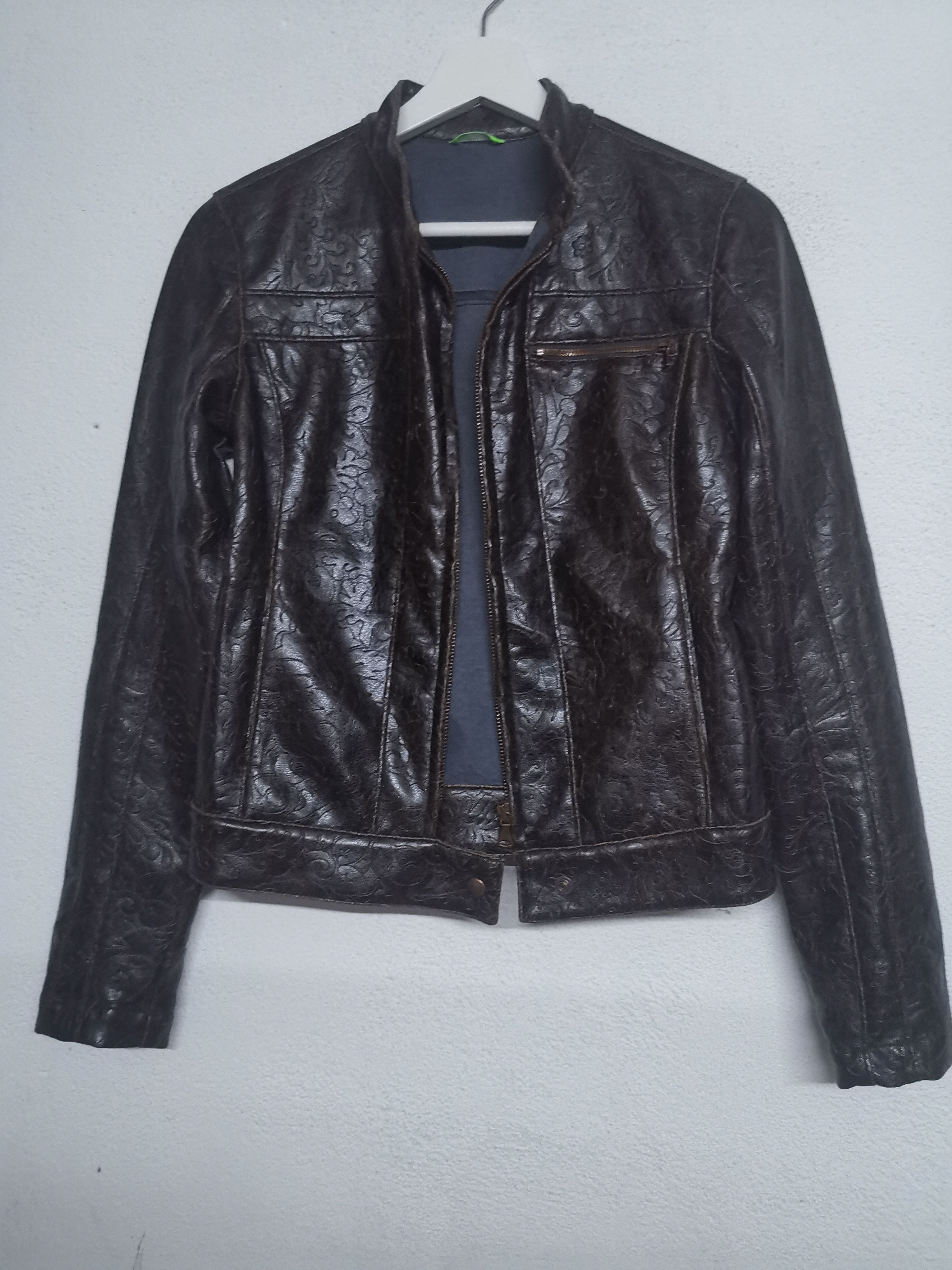 Designer × Italian Designers Italian Designer Full Print PVC Jacket ...