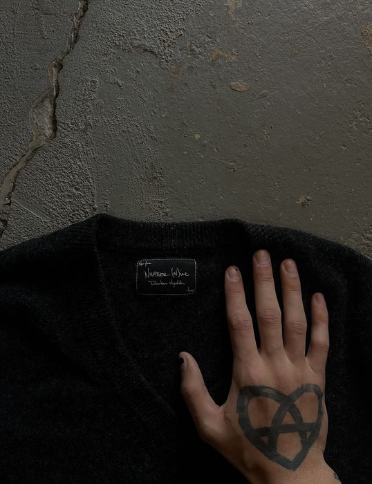 Number (N)ine FW06 “Nior” Distressed Repaired Knit | Grailed