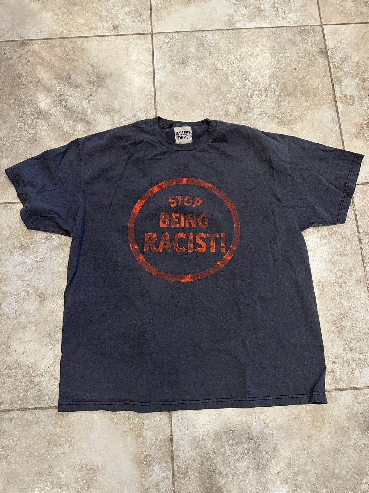 Gallery Dept. Gallery Dept “Stop Being racist tee” *VERY RARE* | Grailed