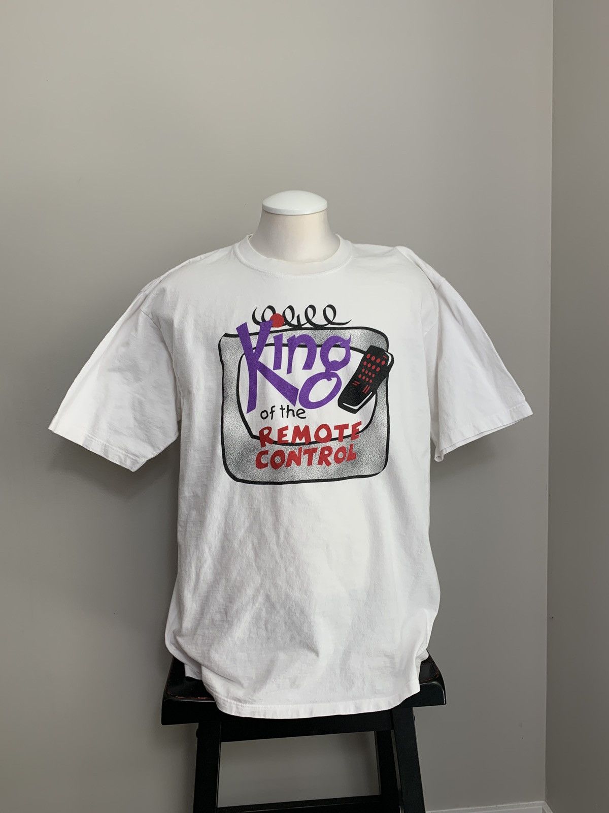 Streetwear × Vintage TRUE VINTAGE “king of the remote control” 80s 90s ...