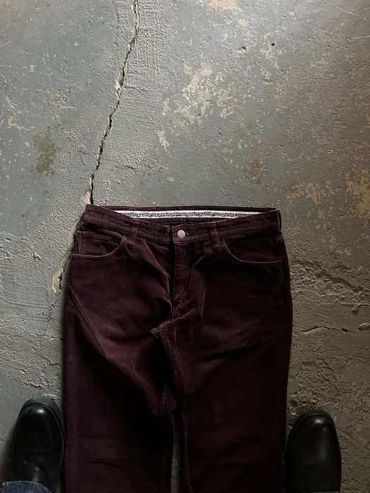 Number (N)ine AW09 “A Closed Feeling” Corduroy Crying Heart Pain Jeans ...