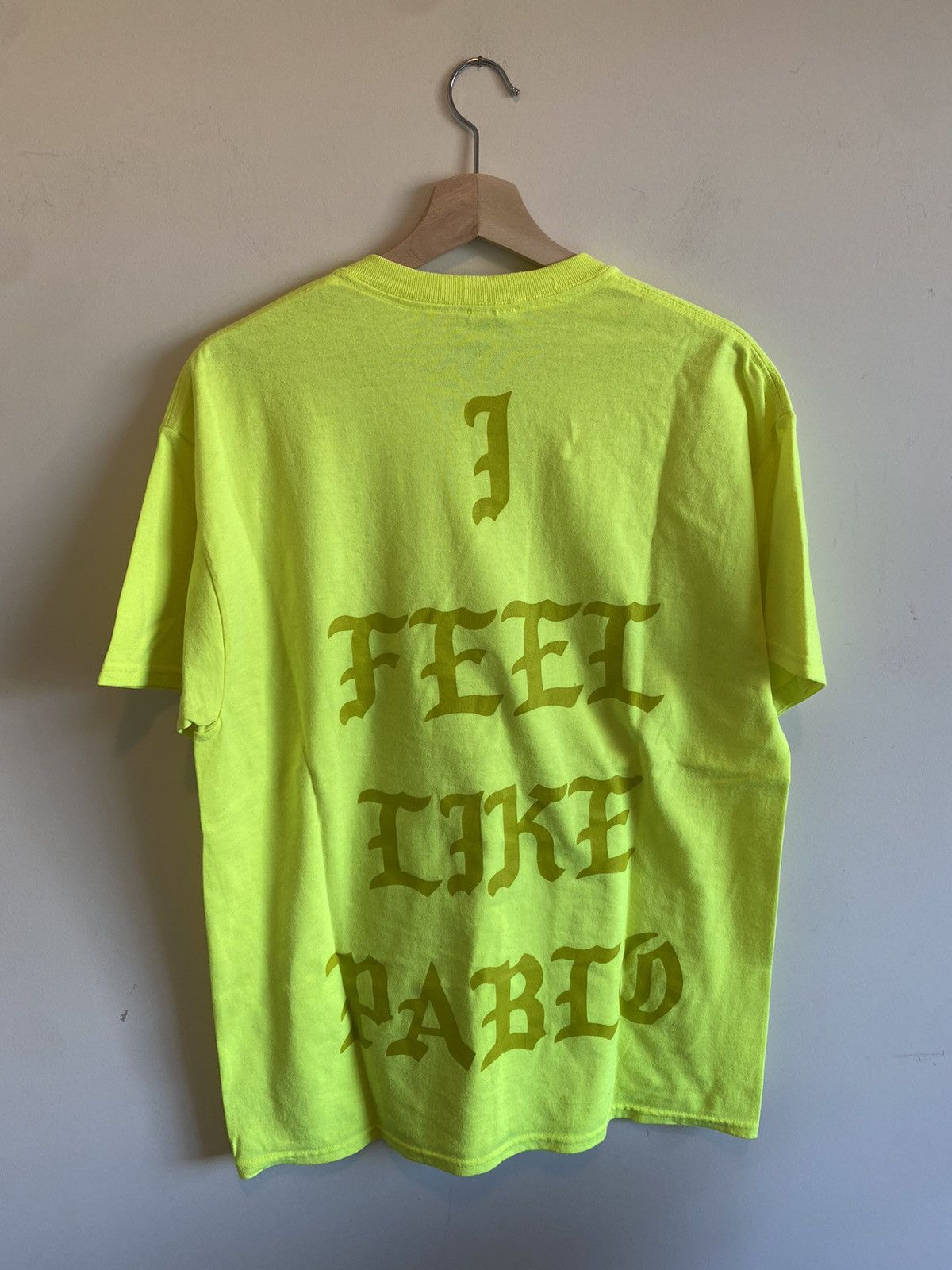 Kanye West Kanye West I Feel Like Pablo Las Vegas Tee Yellow Tour TLOP ...