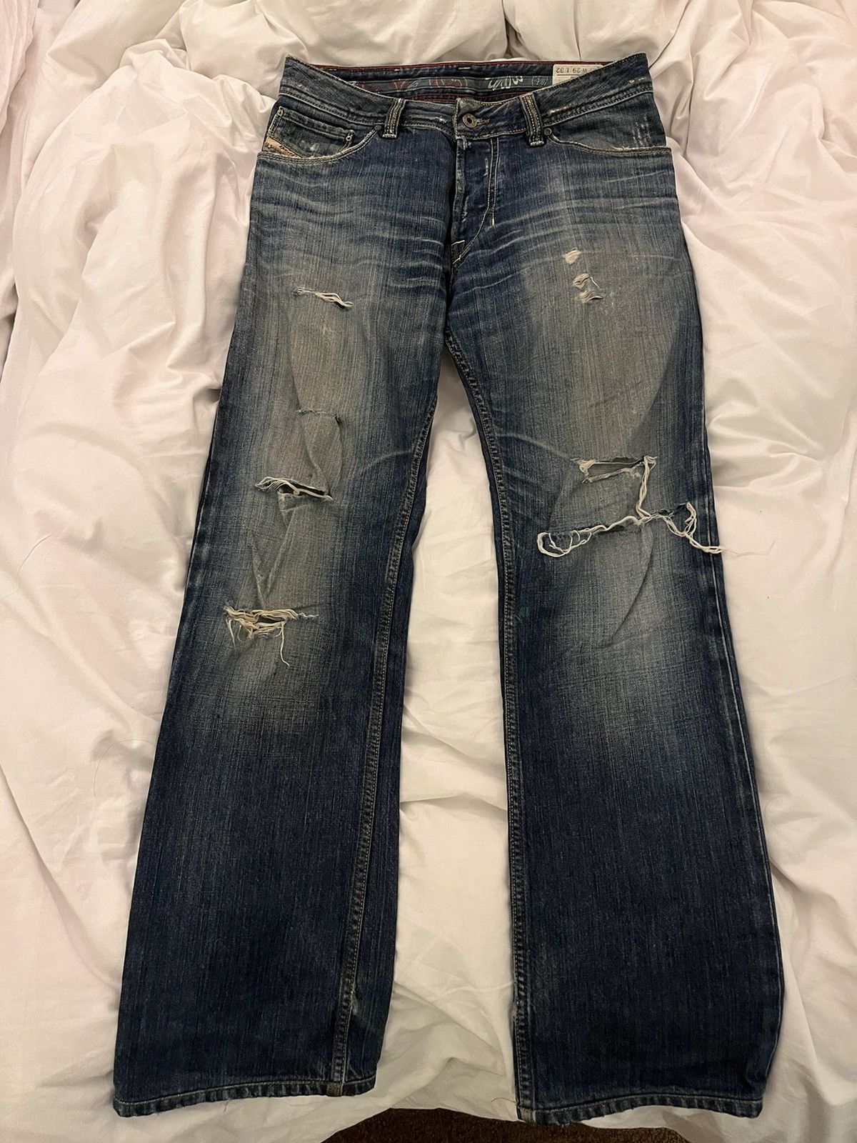 Diesel Distressed Diesel Denim | Grailed
