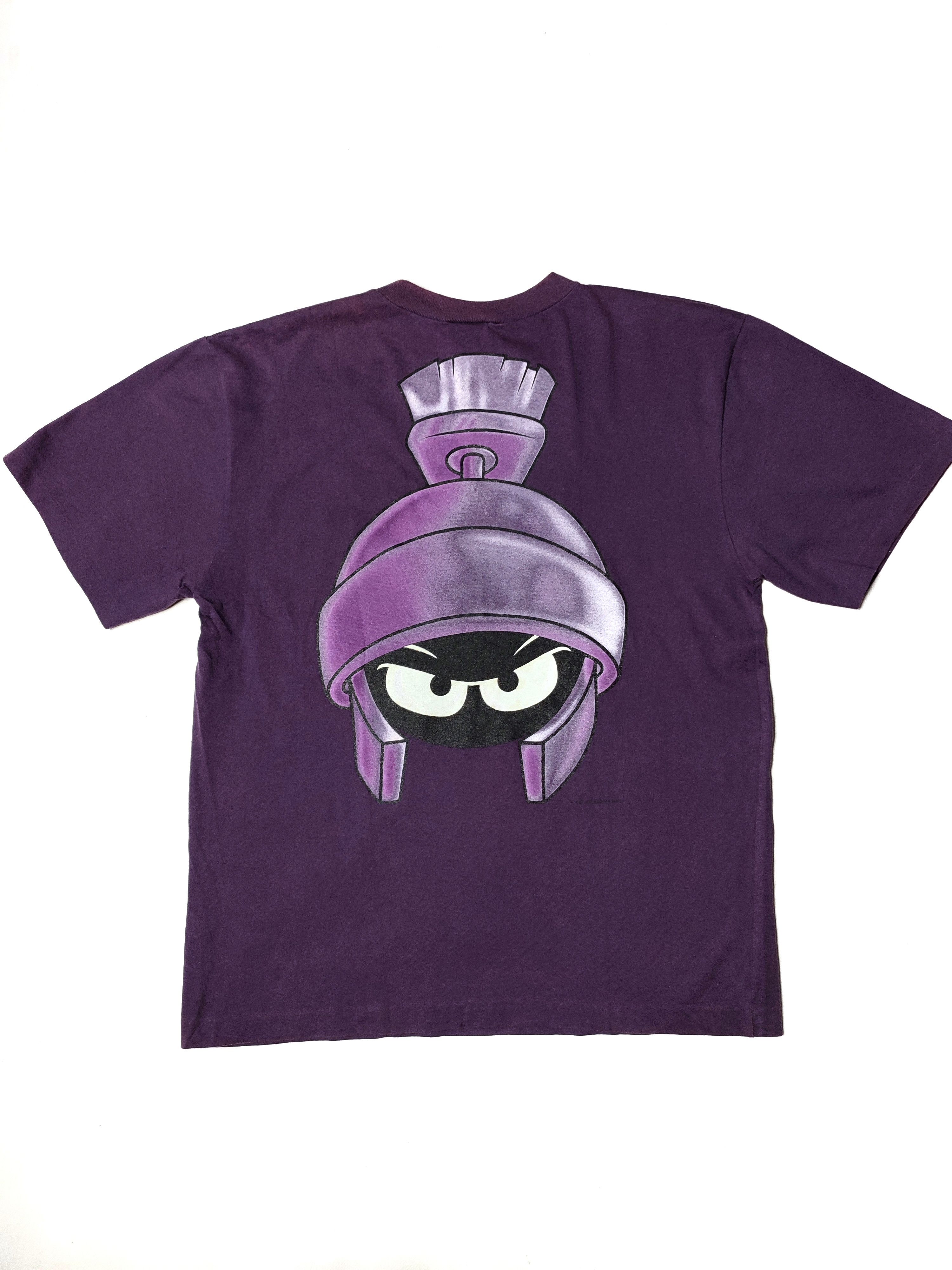 Streetwear × Vintage × Warner Bros Vintage Cartoon Marvin the martian T ...