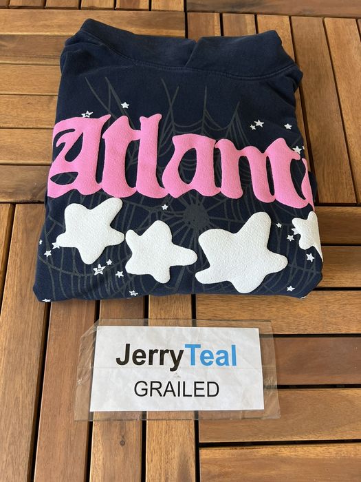 Spider Worldwide Spider Worldwide Atlanta Hoodie Navy | Grailed