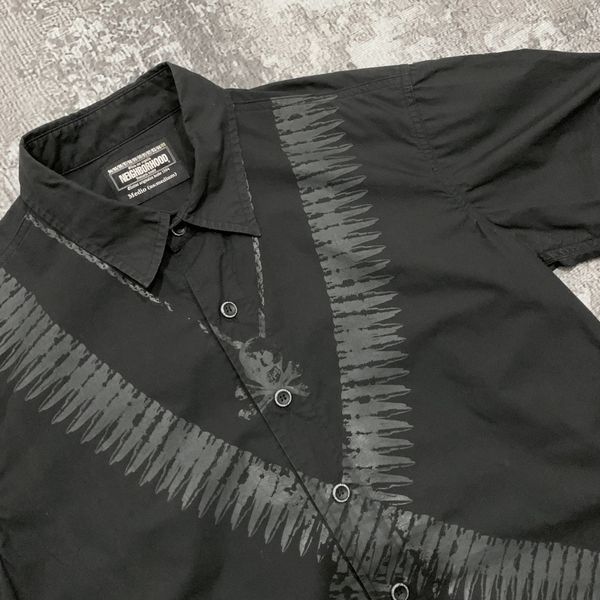Neighborhood Neighborhood 2005 Cross Bullet Skull Shirt | Grailed