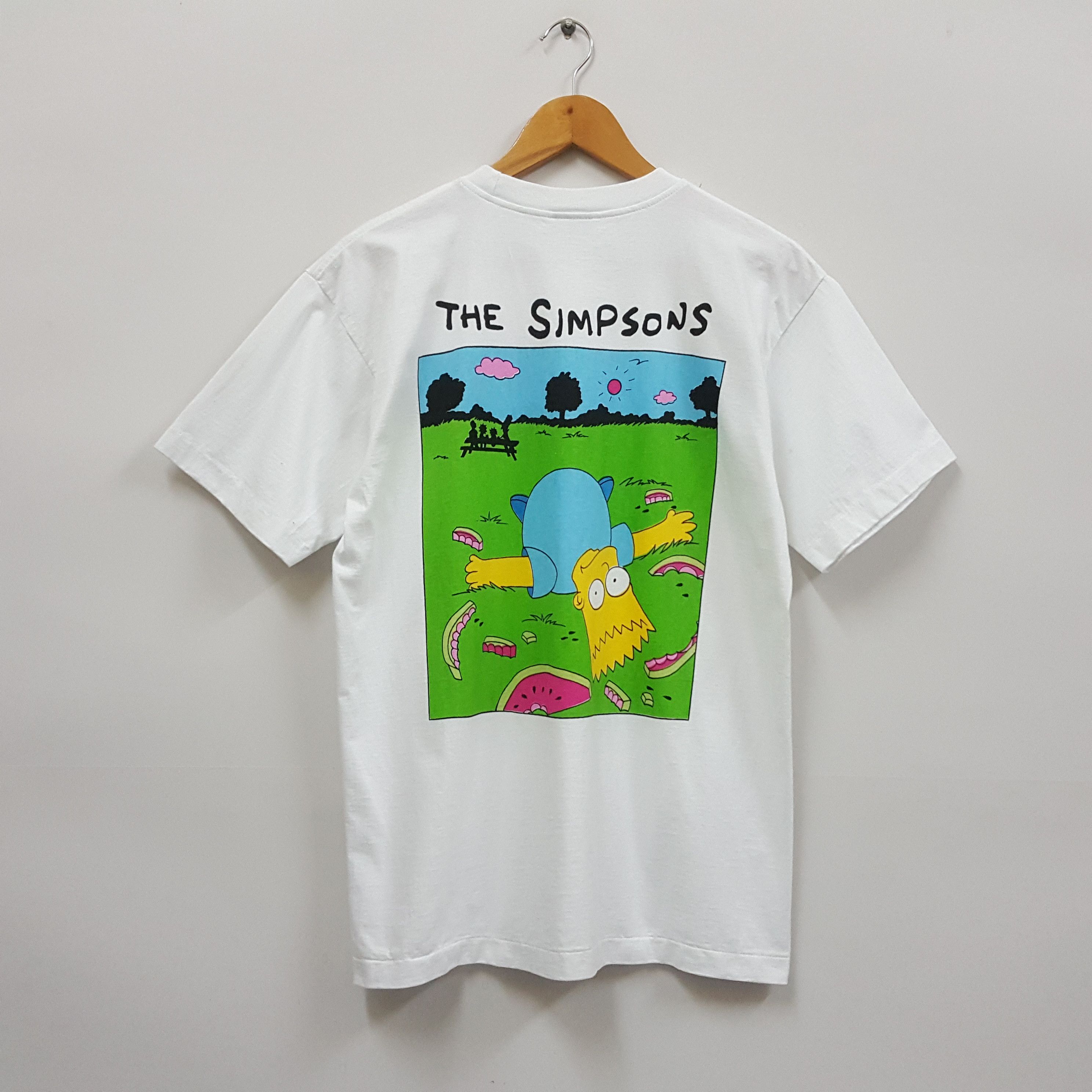 Vintage Vintage The Simpsons nice design t-shirt | Grailed