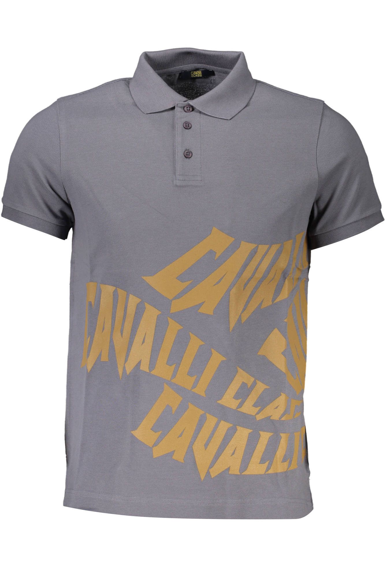 Cavalli Class Cavalli Class Black Cotton Polo Shirt | Grailed