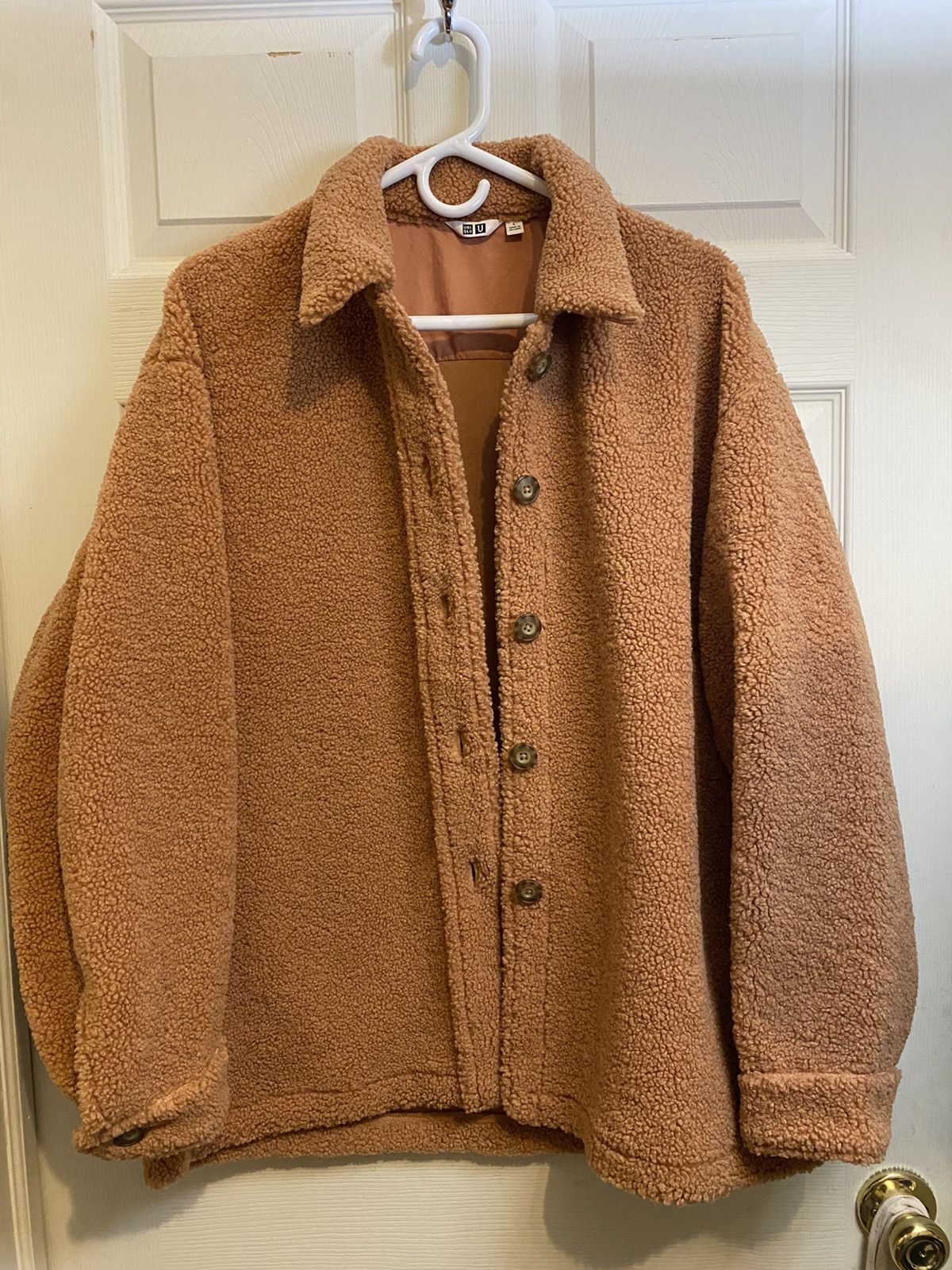 Uniqlo Uniqlo U Sherpa Deep Pile Button Up Fleece | Grailed