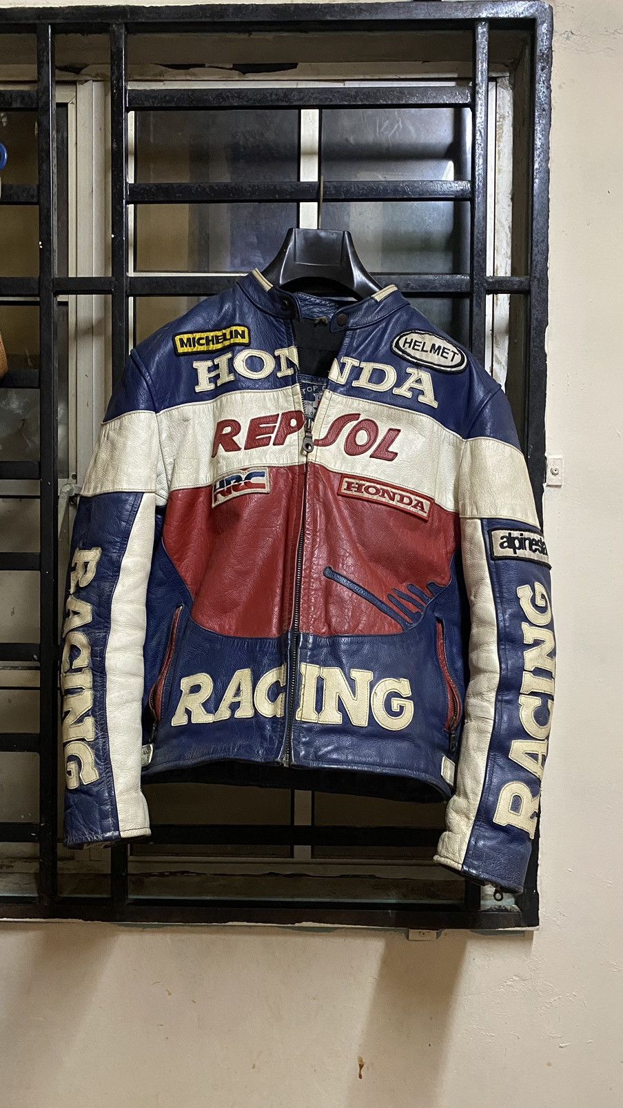 Honda 90’s Racing Leather Jacket Repsol Honda | Grailed