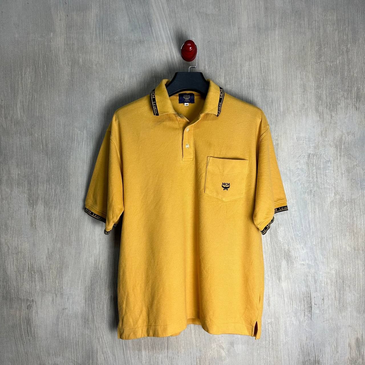 Vintage Authentic MCM LEGERE Mini Logo Polo Shirt | Grailed