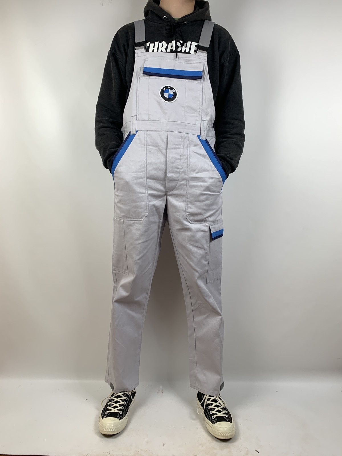 Vintage Vintage BMW Worker Bibs Dungarees Overall Chore Jump Suit | Grailed