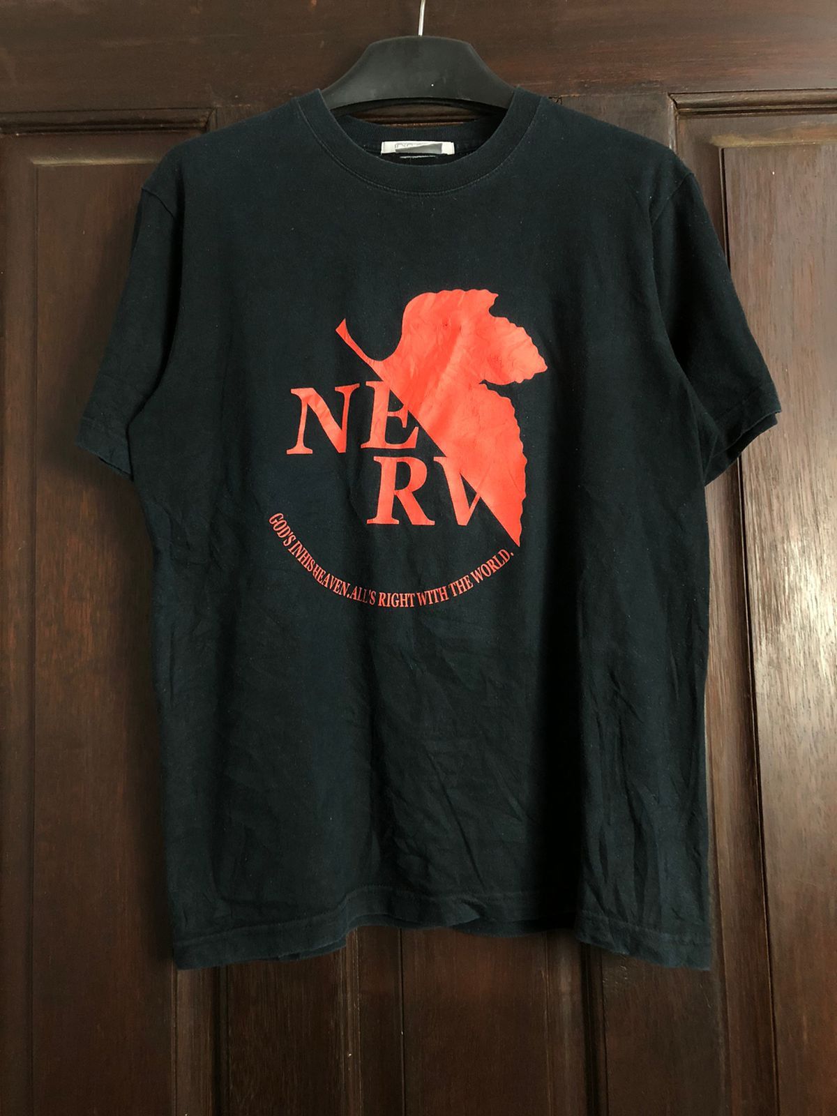 Vintage Neon Genesis Evangelion Nerv Logo Tshirt | Grailed