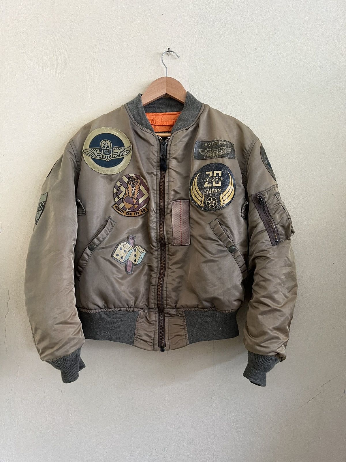 Avirex × Ma 1 × Vintage Vintage Avirex Ma-1 8 patches Bomber Jacket | Grailed