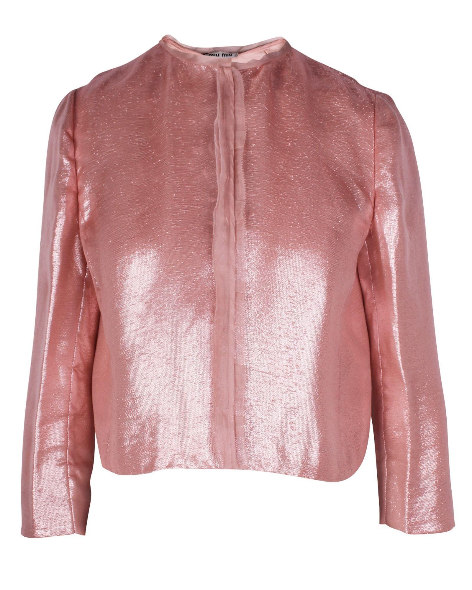 Miu Miu Shiny Pink Jacket | Grailed