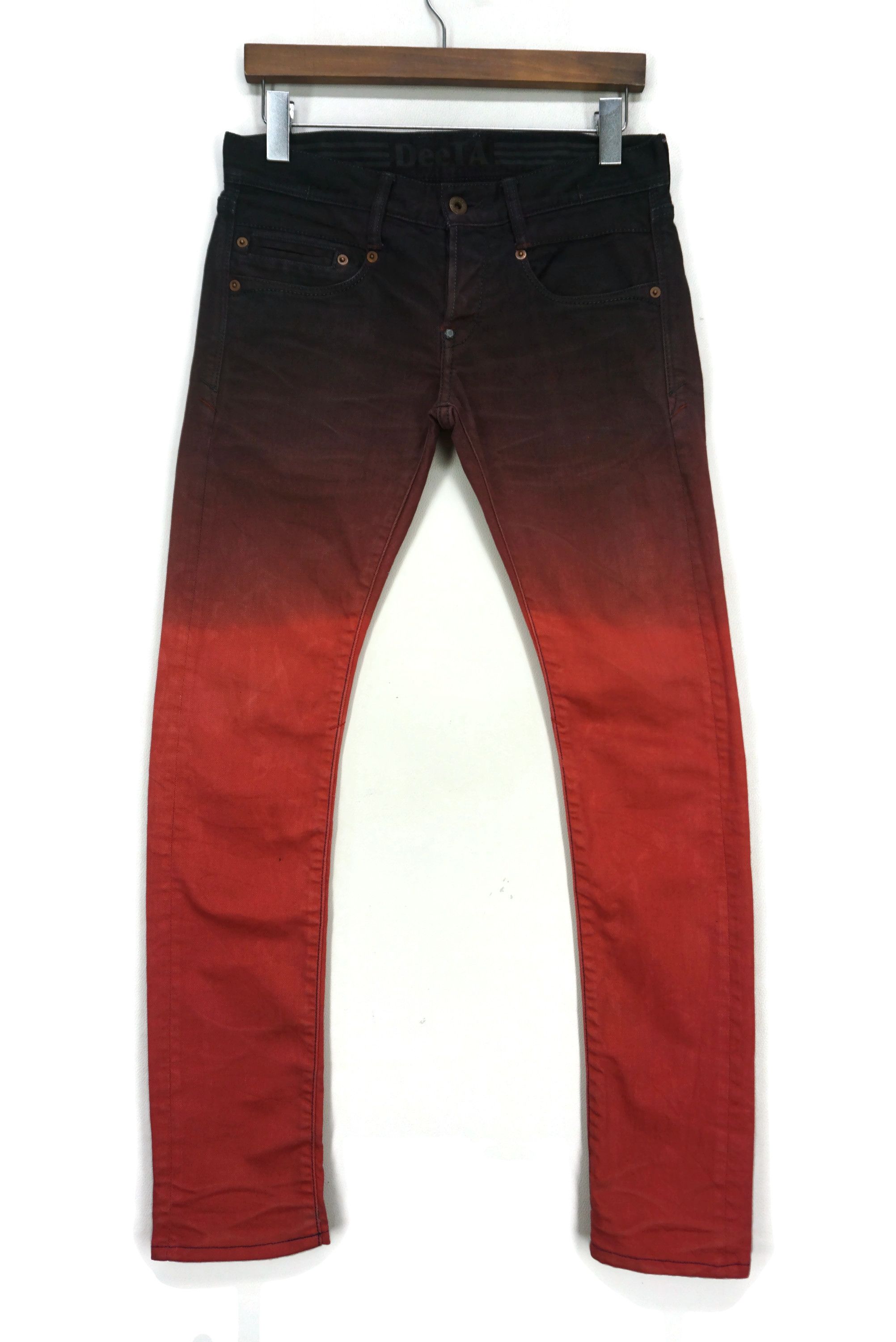 Workers DeeTa Slim Skinny Two Tone Embellish Pants Made in Japan | Grailed