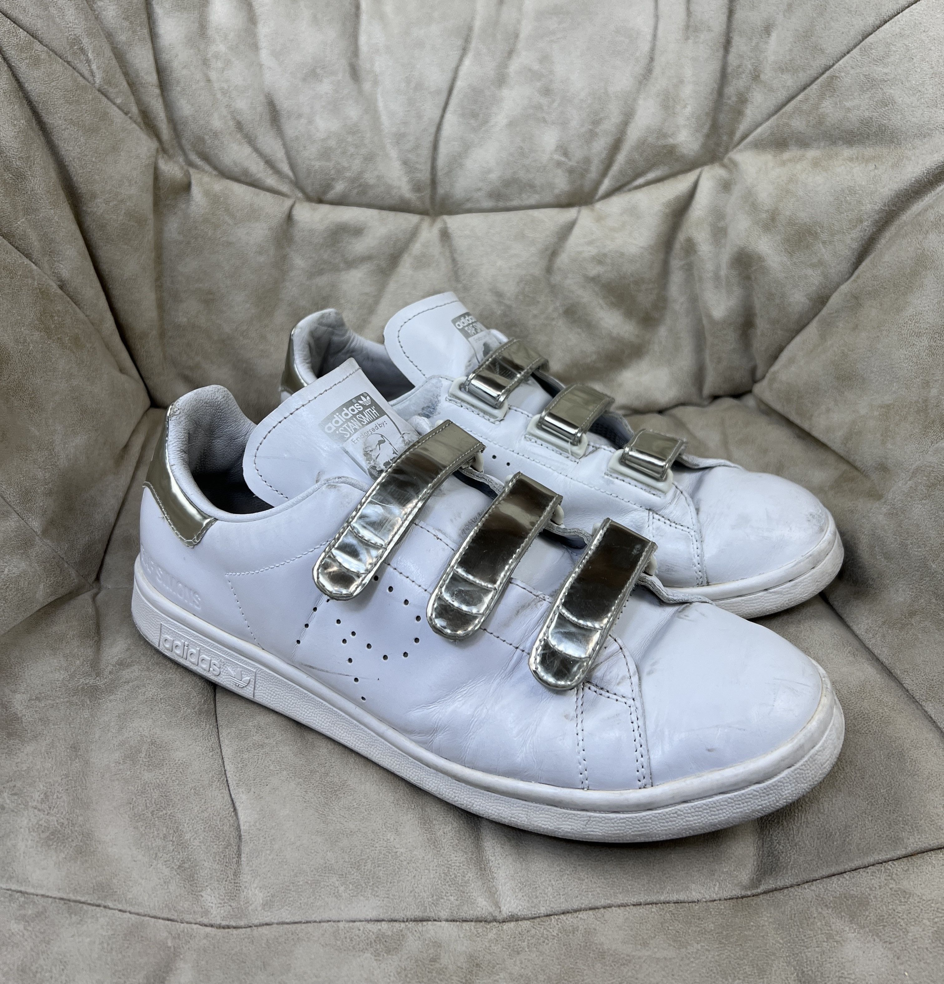 Adidas × Raf Simons Adidas Raf Simons Stan Smith Silver Mirror Comfort ...
