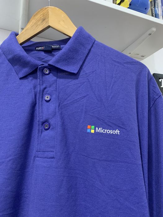 Vintage Vintage Microsoft Polo Shirt | Grailed