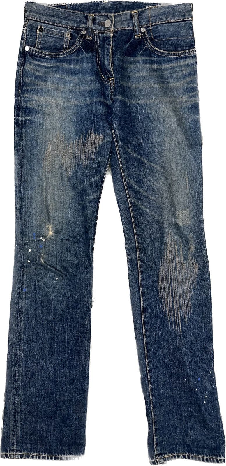 Visvim Visvim WMV Fluxus crashed Denim | Grailed