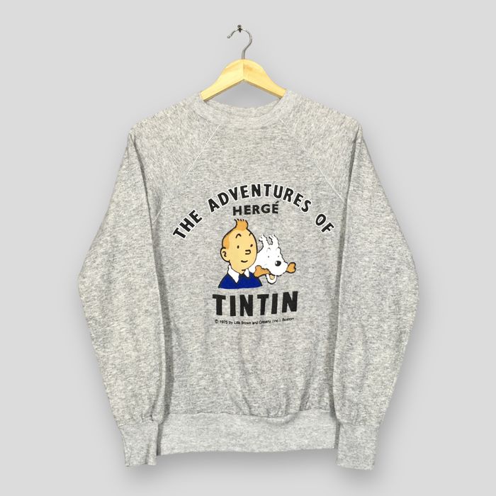 Vintage Vintage The Adventures of Tintin Cartoon Sweatshirt Medium ...