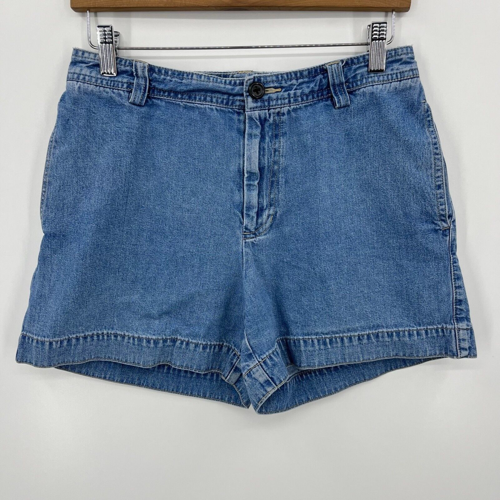Gap Gap Denim Shorts Women's 8 Blue Retro Cut 100% Cotton Button | Grailed