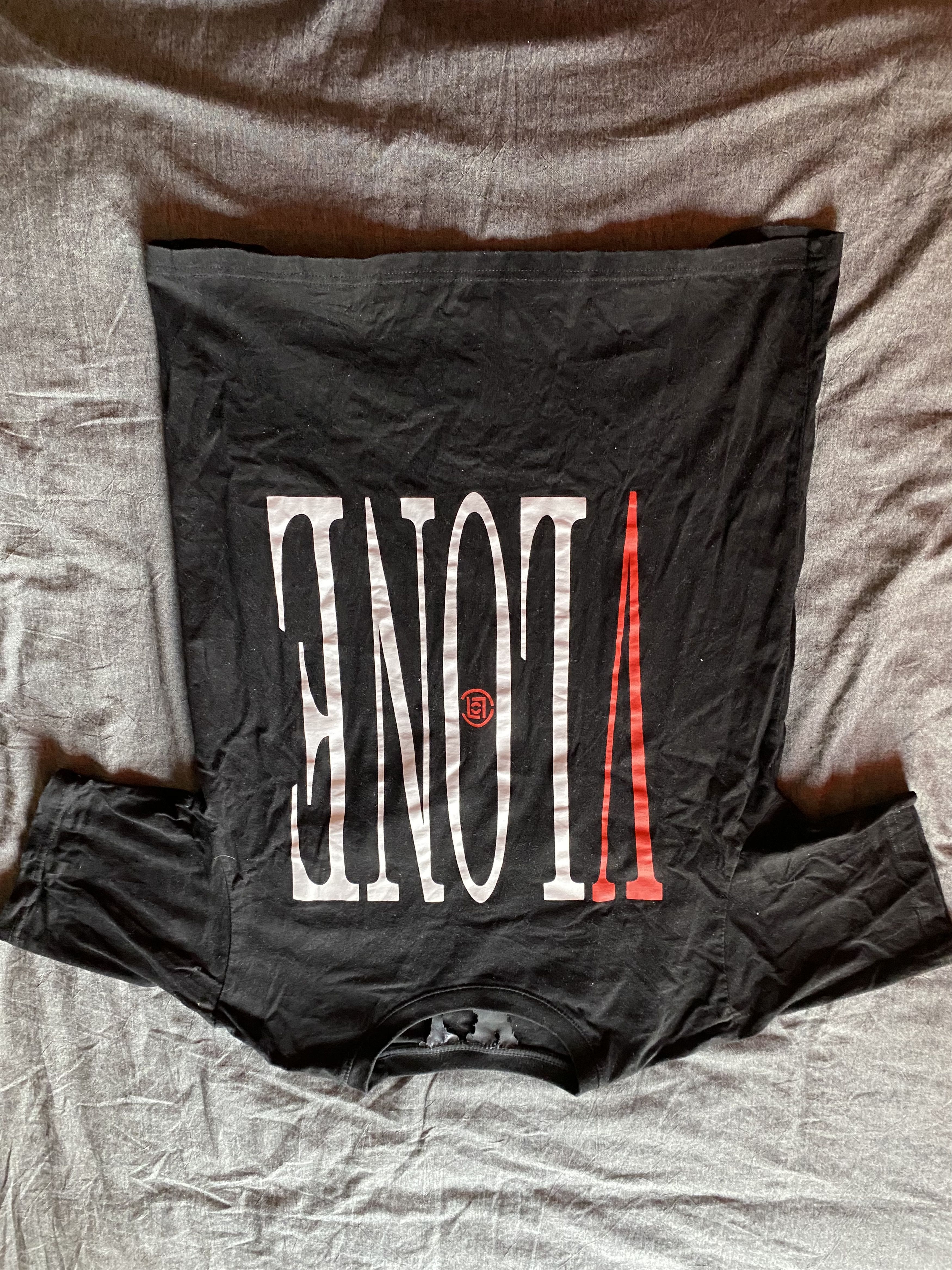 Vlone vlone red v + red dragon t shirt | Grailed