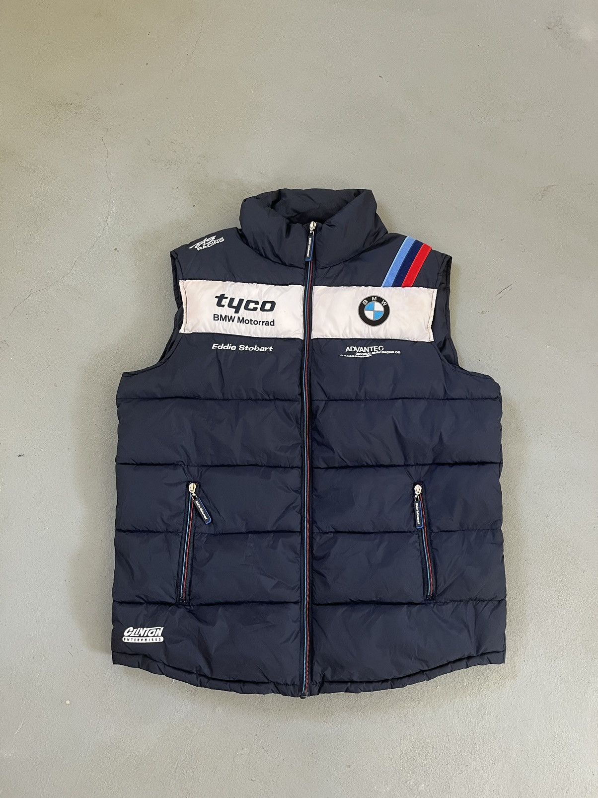 Bmw × Racing × Vintage BMW Official Merchandise TYCO Racing Vest Jacket ...