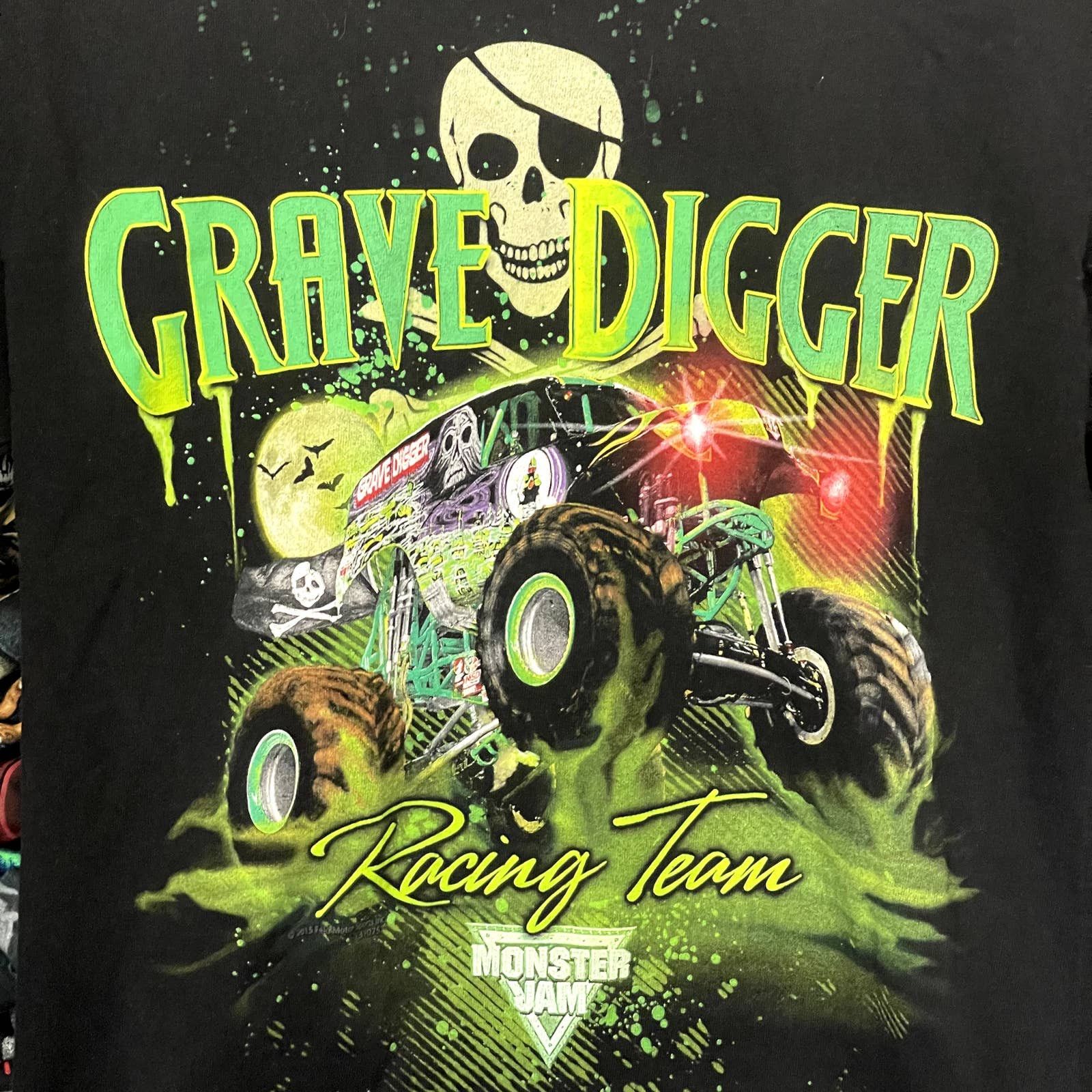 Vintage Grave Digger Shirt Grave Digger Racing Team Size Small | Grailed