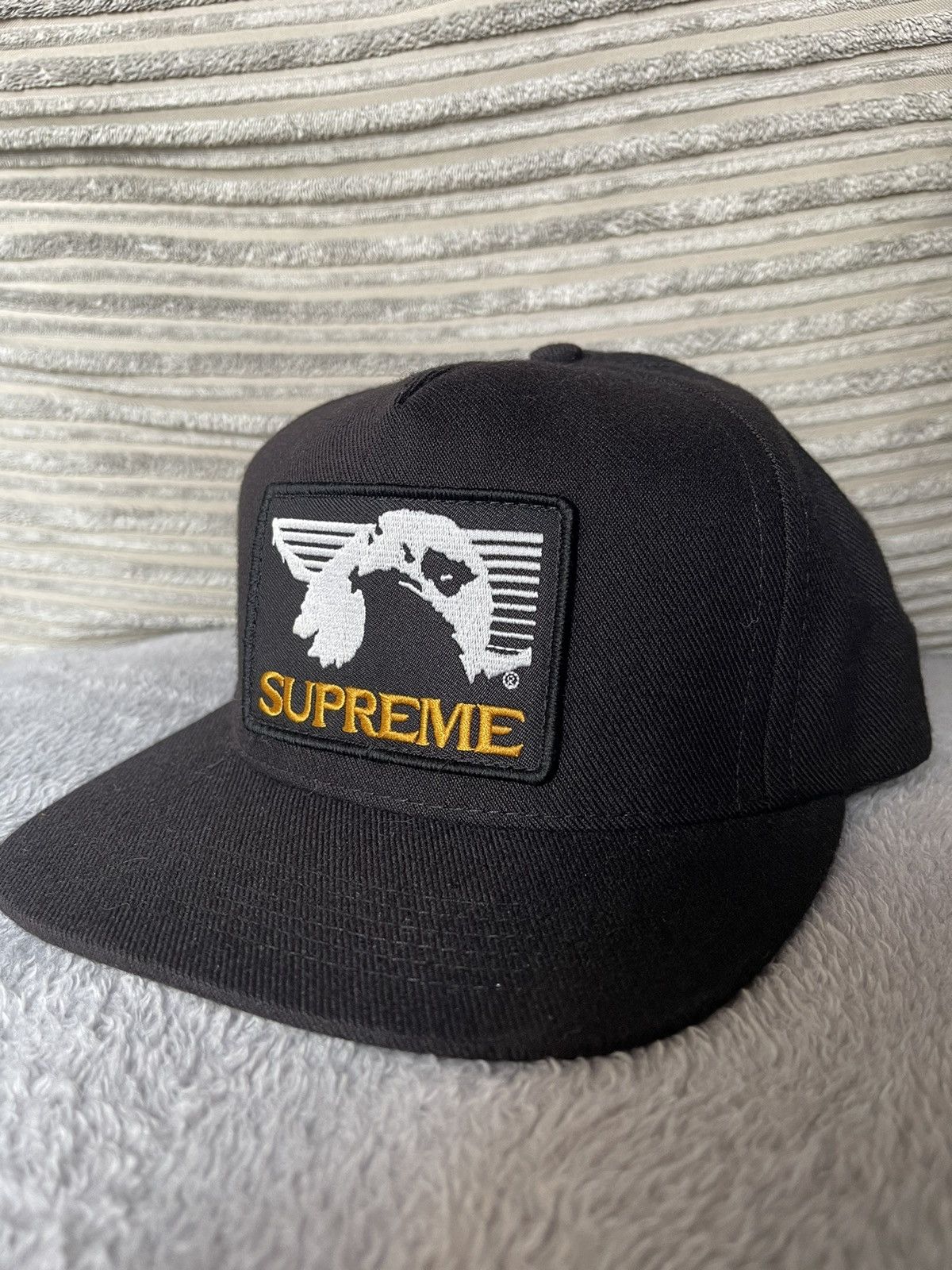 Supreme Supreme Eagle Patch 5 Panel Snapback Cap | Grailed