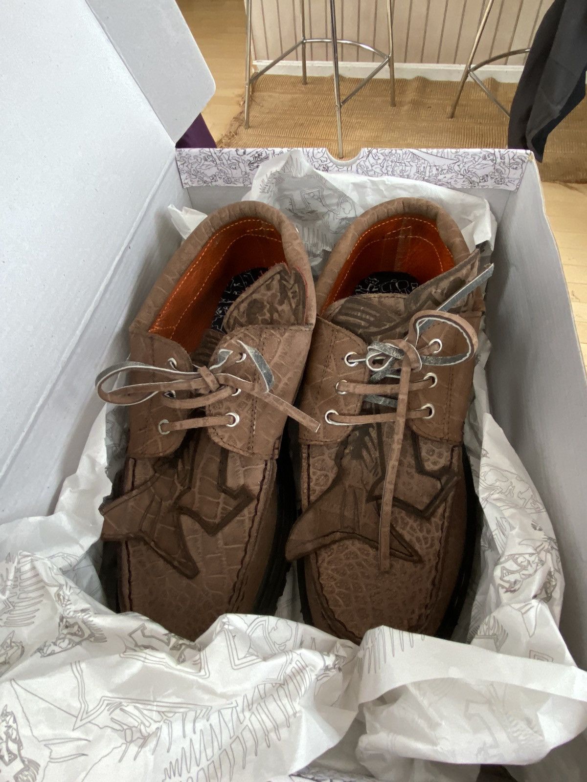 Goth Money Fishing for scale boat shoes | Grailed