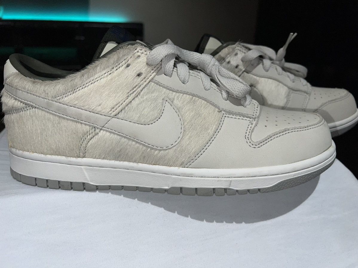 Nike Nike dunks Premium pony fur Rare 2007 woman’s 10 / Mens 8.5 | Grailed