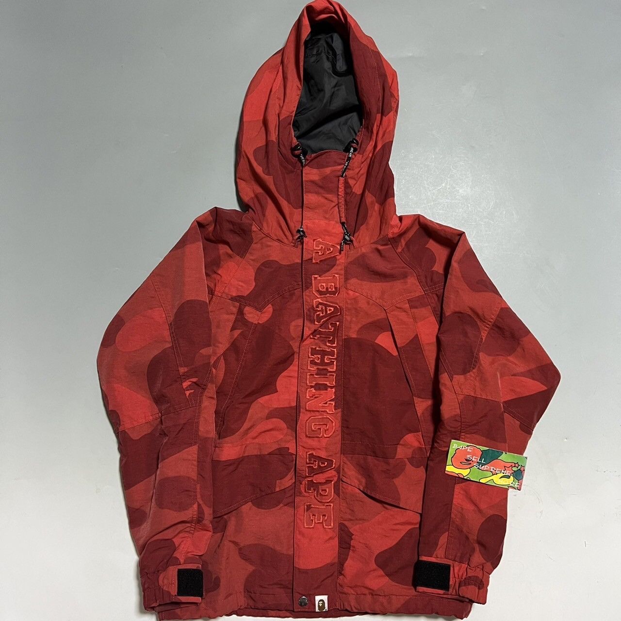 Bape BAPE snowboard jacket Red camo | Grailed