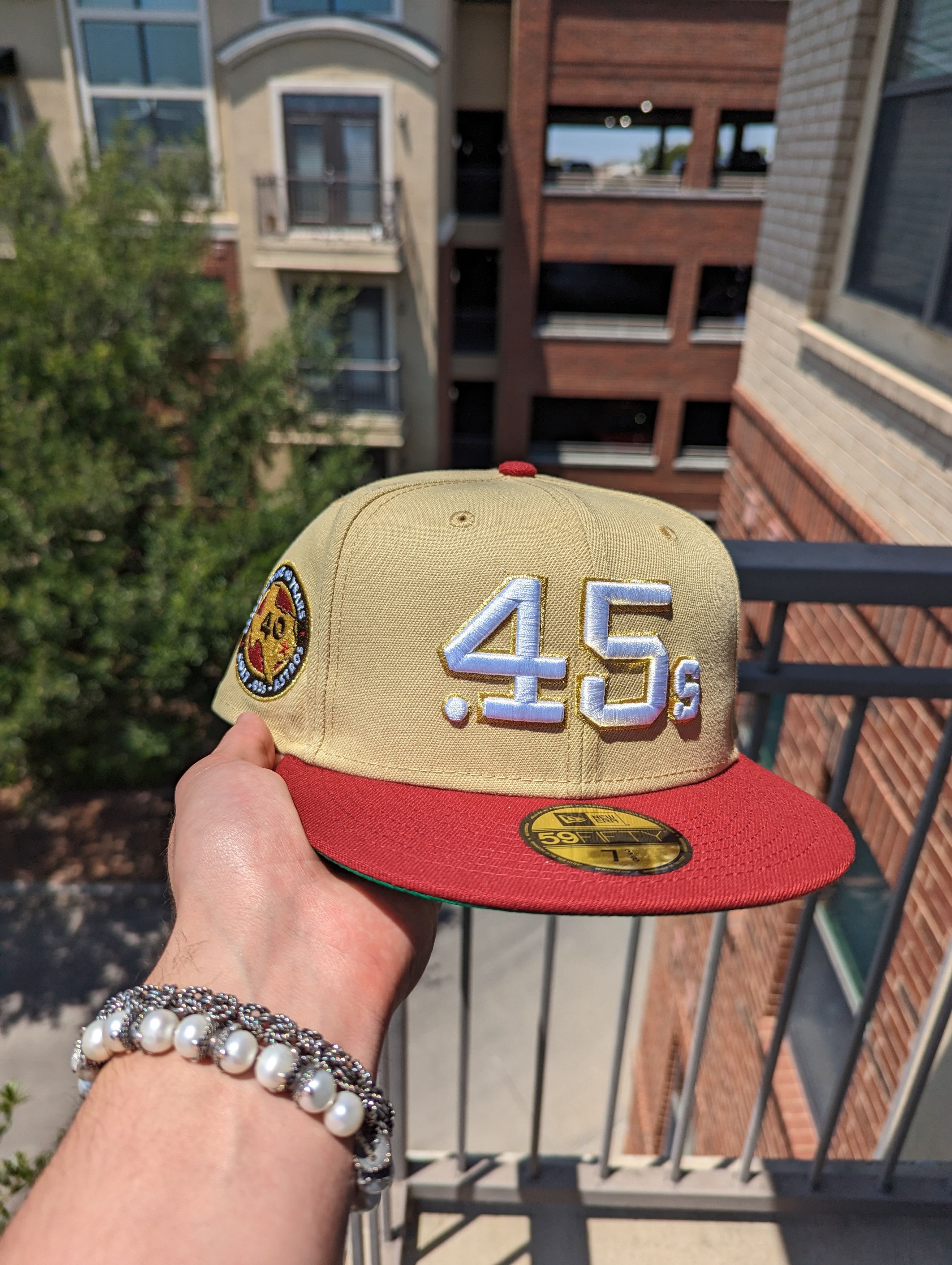 Hat Club 3/8 Topperz New Era Vegas Gold Houston Colt 45s 40 Years | Grailed