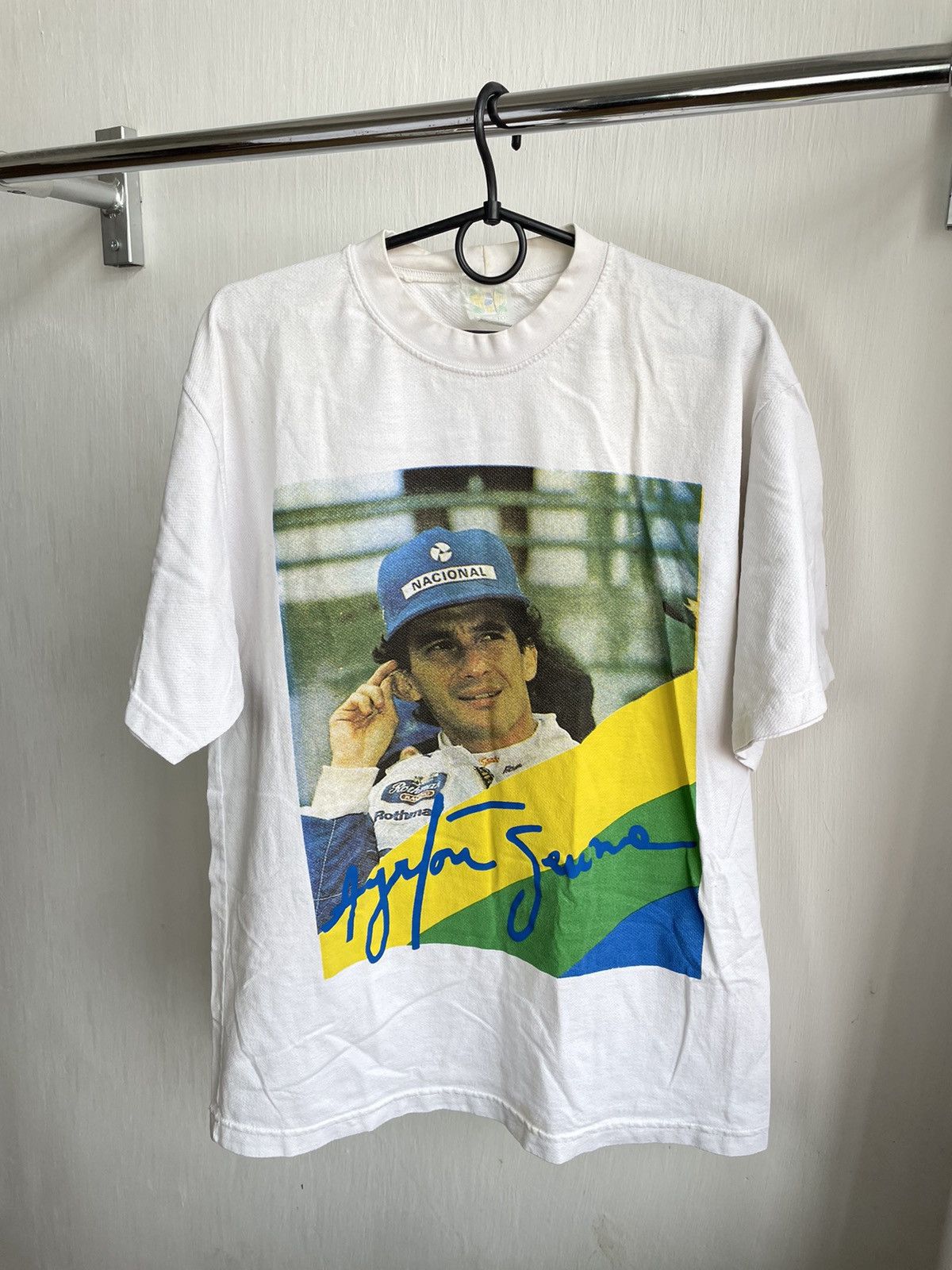 Formula 1 × Racing × Vintage Vintage Ayrton Senna F1 Racing T-Shirt | Grailed