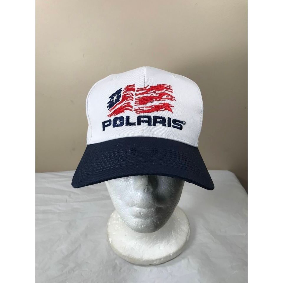 Vintage Vintage Polaris snowmobile racing USA snapback hat cap | Grailed