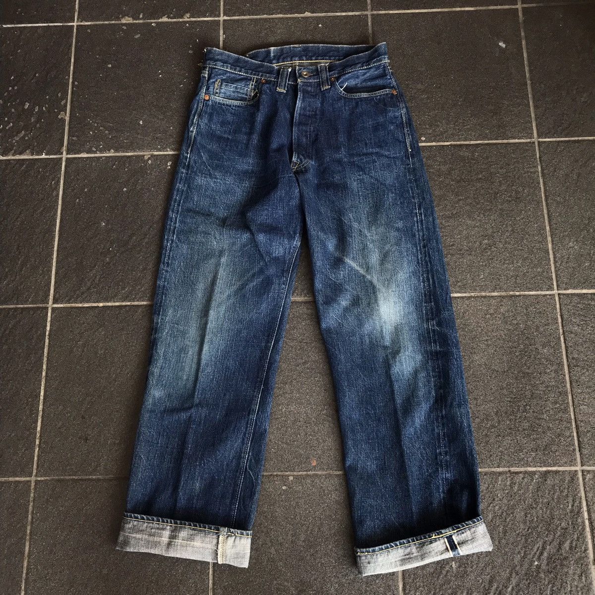 Blue Blue Japan × Denime × Indigo Vintage Denime Orizzonti selvedge ...