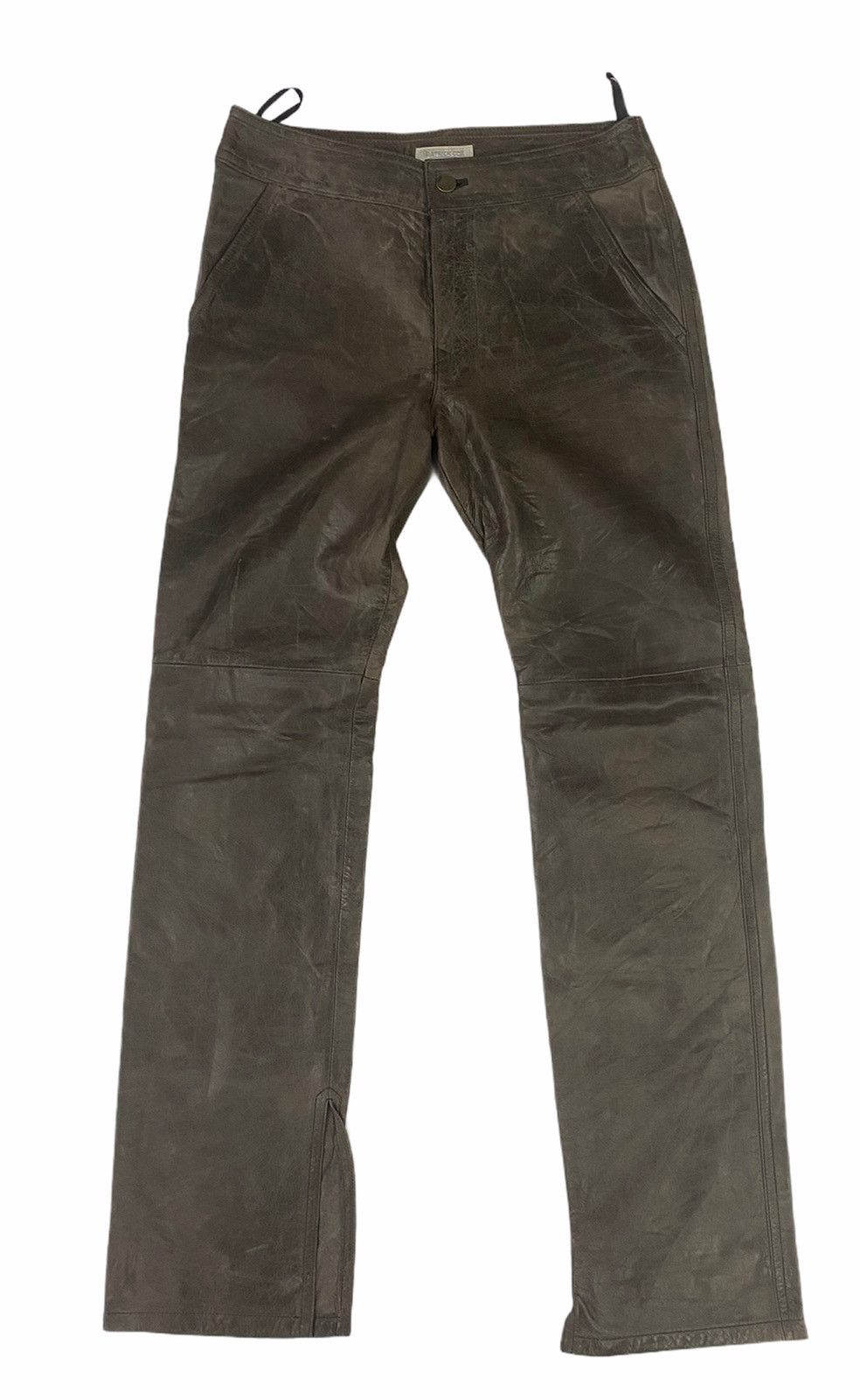 Leather Patrick Cox Wannabe Vintage Leather Pants | Grailed